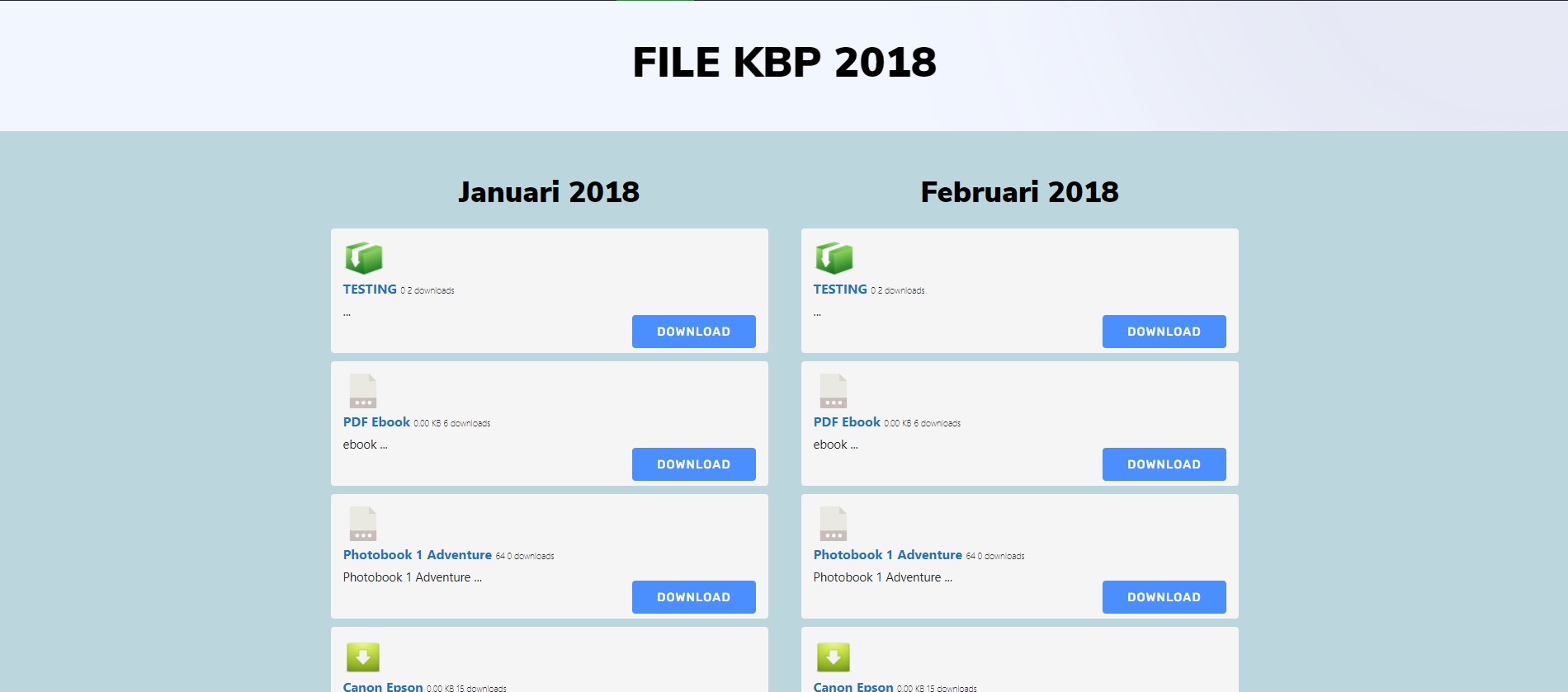 KBP Member Area – KBP by Tendi Rahmat